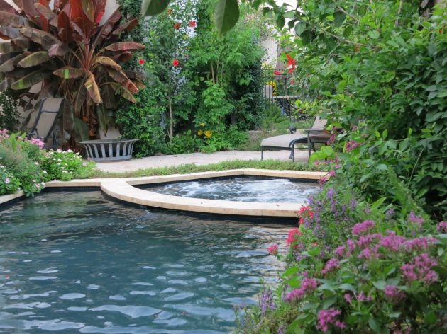 East El Prado Spa Pool – John S. Troy Landscape Architect