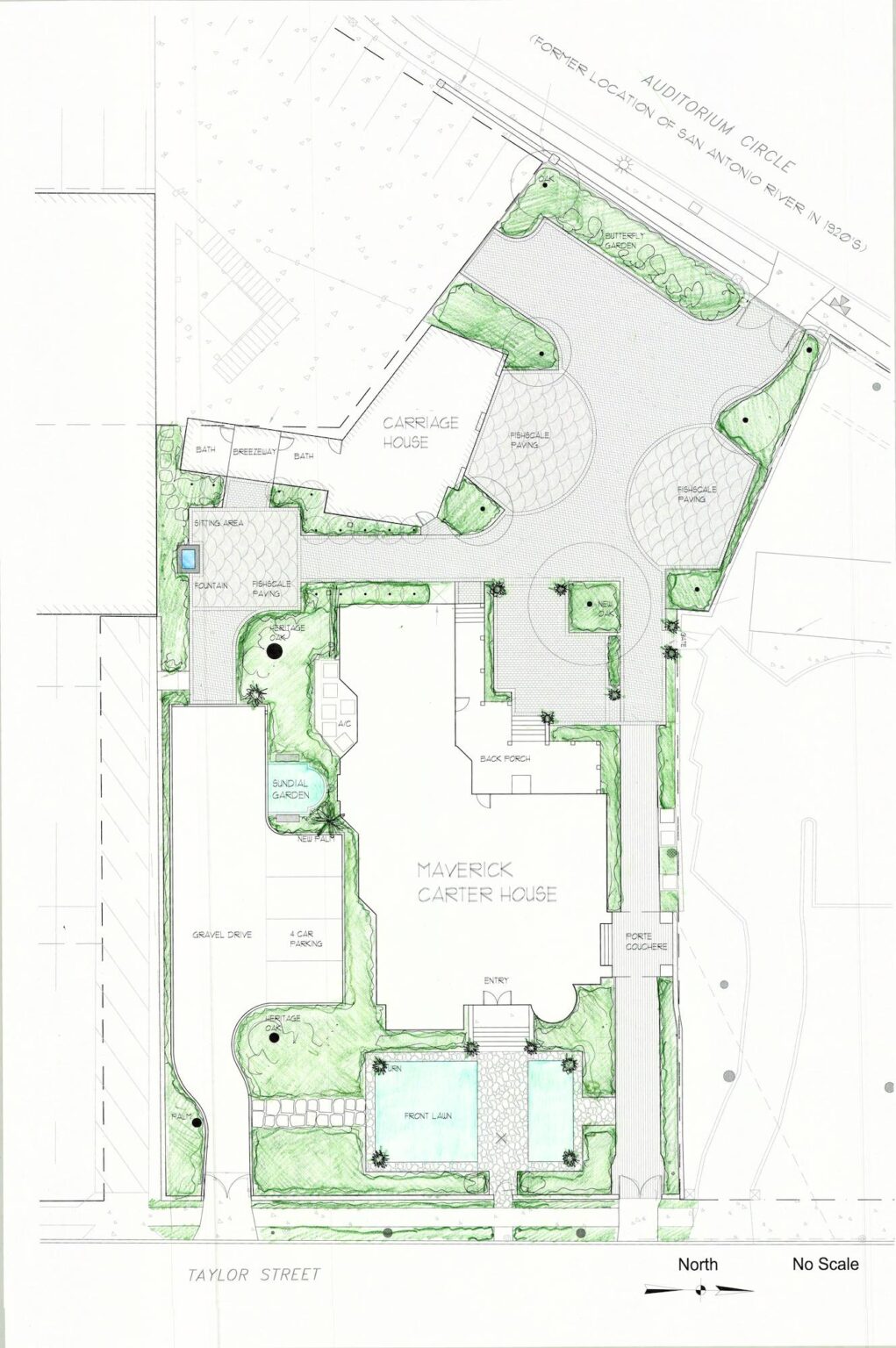 Maverick Carter House - John S. Troy Landscape Architect